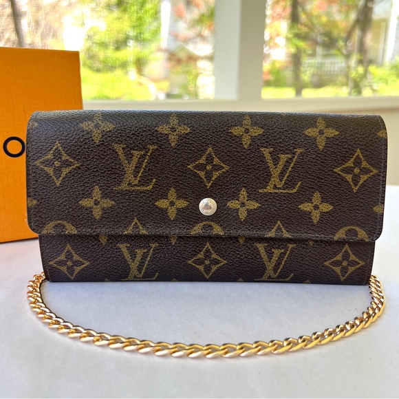 Louis Vuitton | Bags | Authentic Louis Vuitton Sarah Wallet | Poshmark